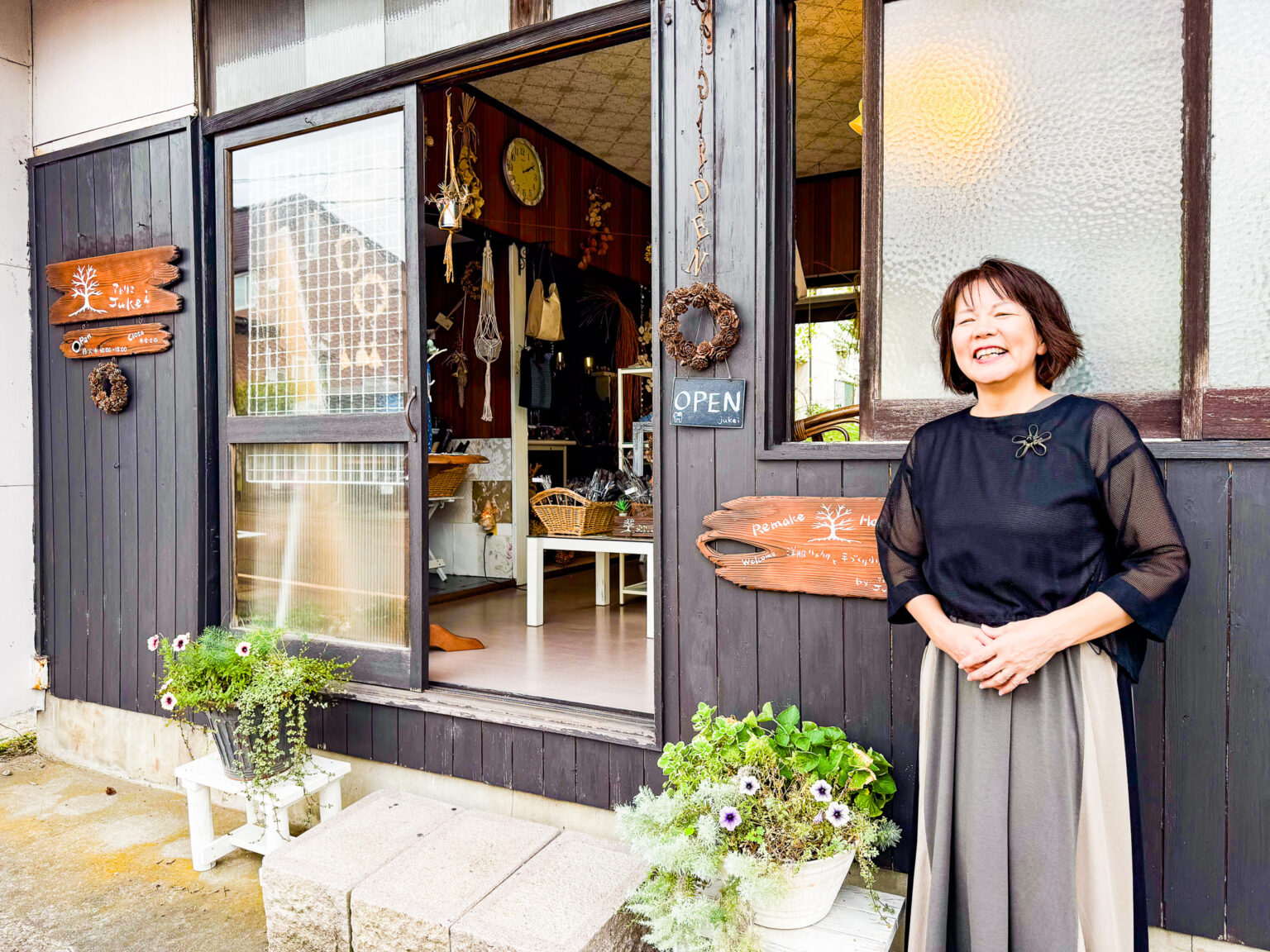 【長岡市】「アトリエ jukei」でハンドメイド雑貨を見ながら過ごす、ゆっくりとした時間。